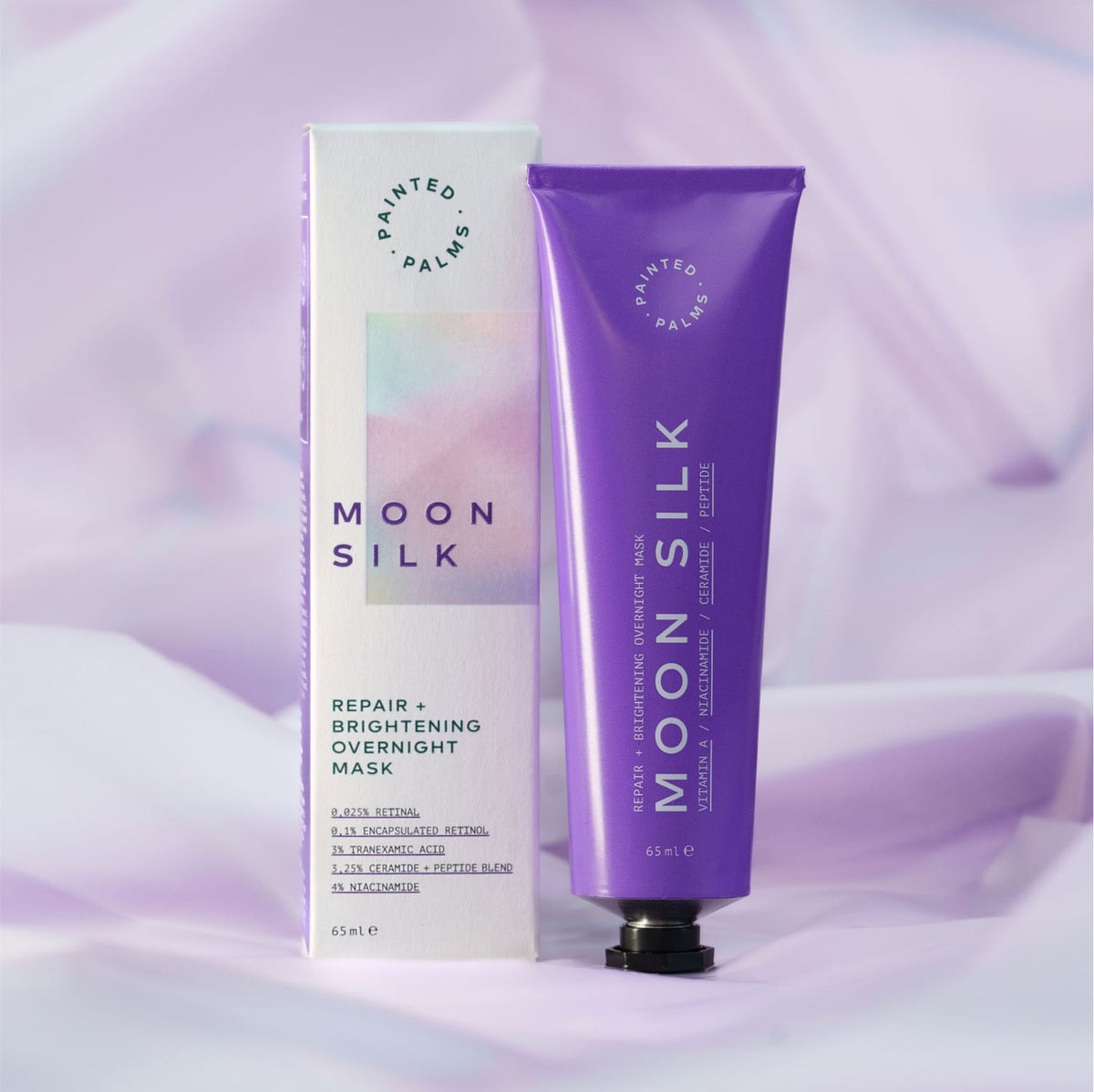 Moon Silk Retinol Overnight Mask | Painted Palms | 100% vegan, Made in ...